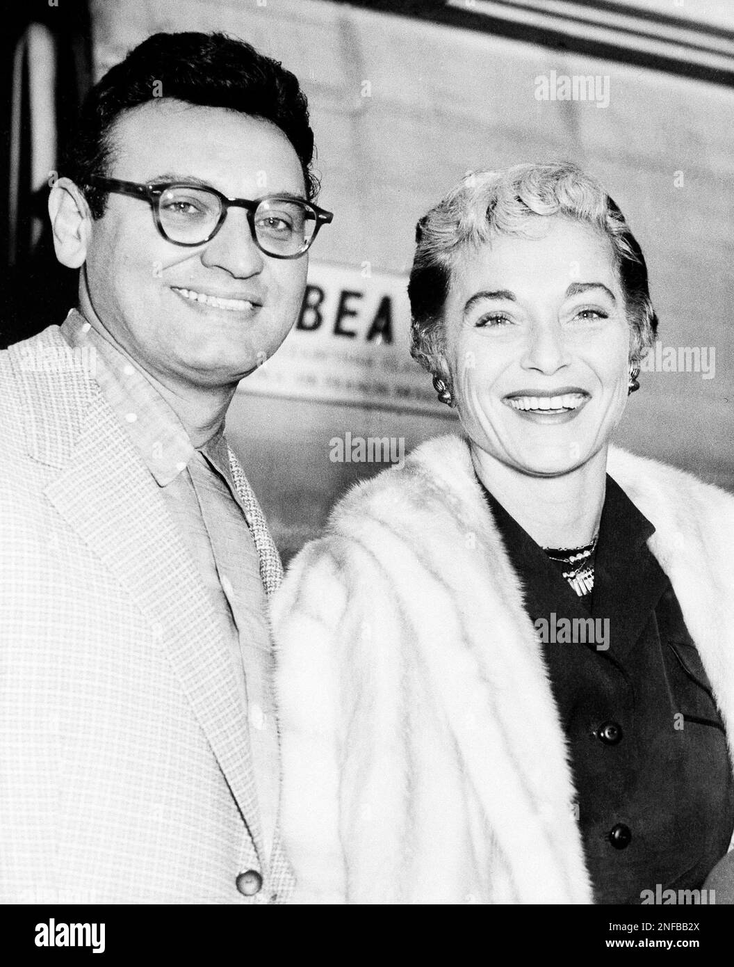 Singer Frankie Laine and his wife, actress Nan Grey are pictured, Oct ...