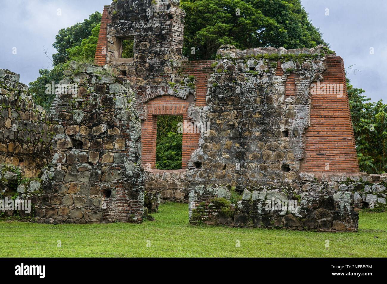 Ruins of Panama Viejo or Old Panama, near Panama CIty, Panama. Panama ...