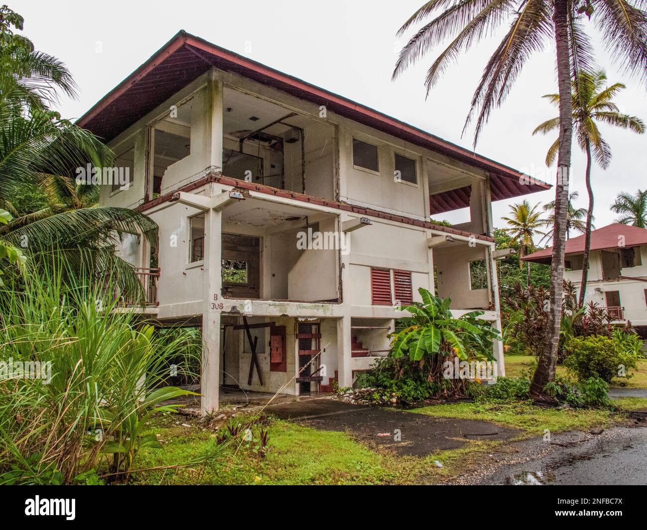 Former U.S. military officer housing on Fort Sherman has been partially ...