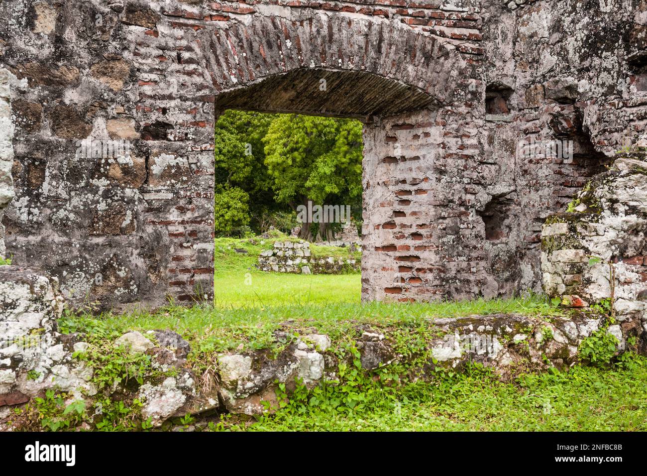 Ruins of Panama Viejo or Old Panama, near Panama CIty, Panama. Panama ...
