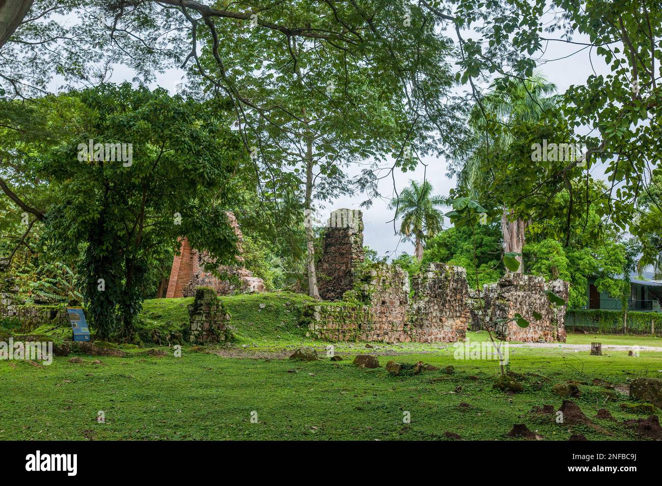 Ruins of Panama Viejo or Old Panama, near Panama CIty, Panama. Panama ...