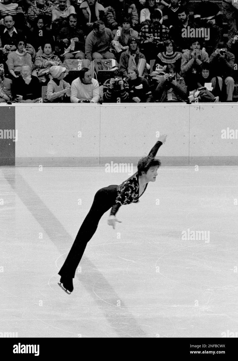 Britain’s Robin Cousins during his free skate program of the men’s ...