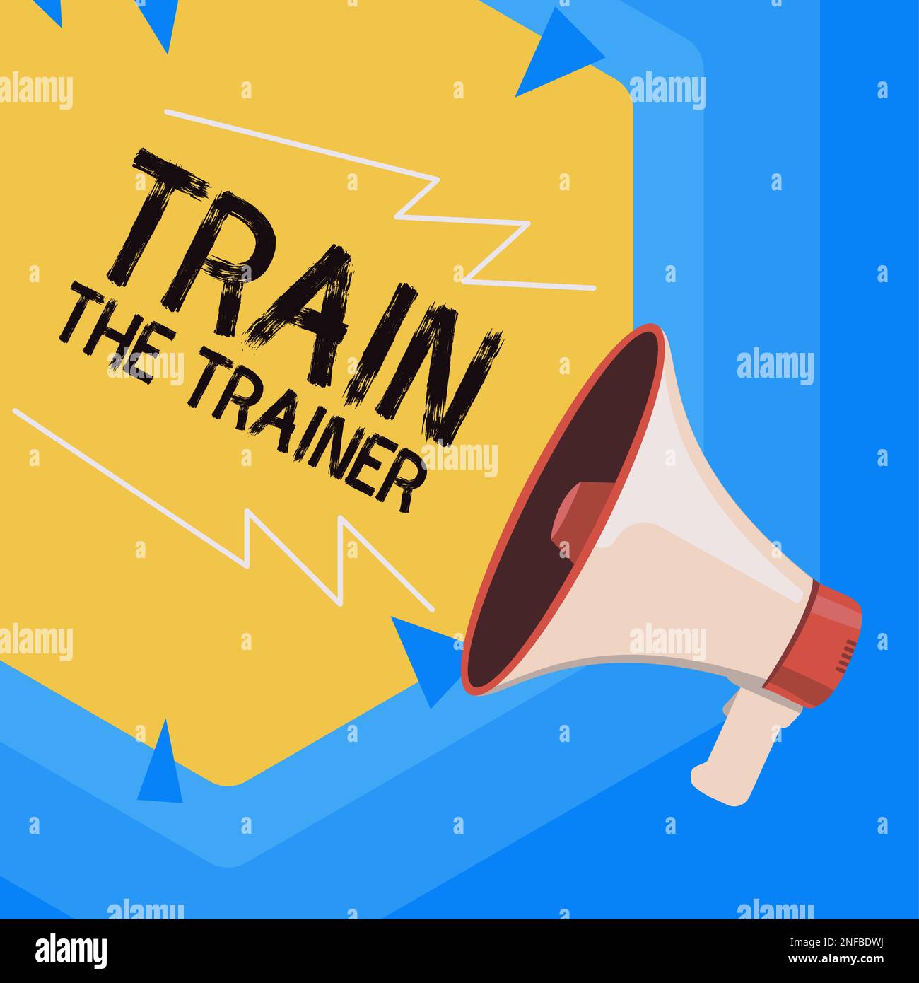 Text sign showing Train The Trainer, Business approach identified to ...