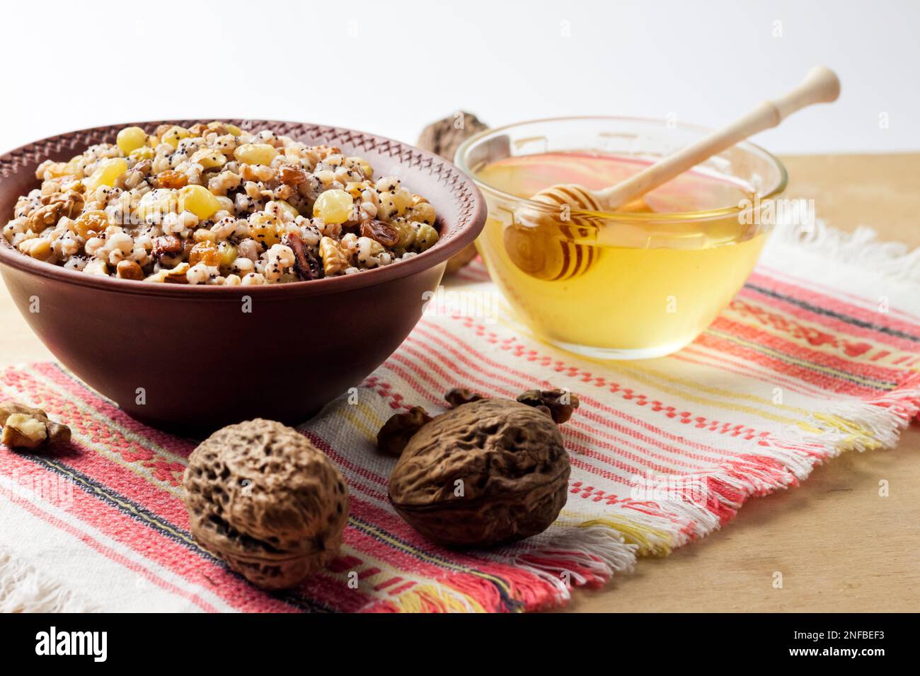 Kutia or kutya is a ceremonial grain dish with sweet gravy ...