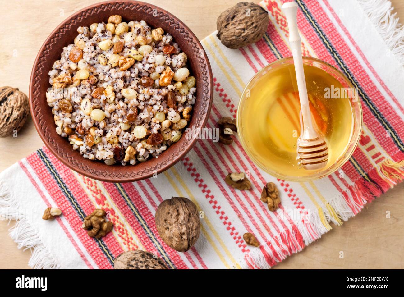 Kutia or kutya is a ceremonial grain dish with sweet gravy ...