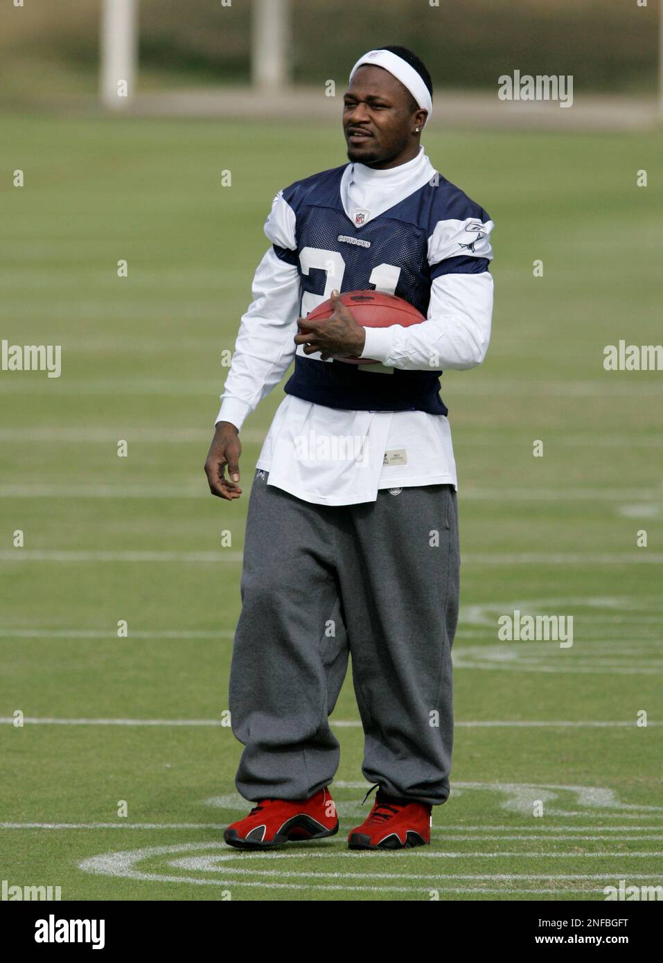Dallas Cowboys cornerback Adam "Pacman" Jones (21) during practice at ...
