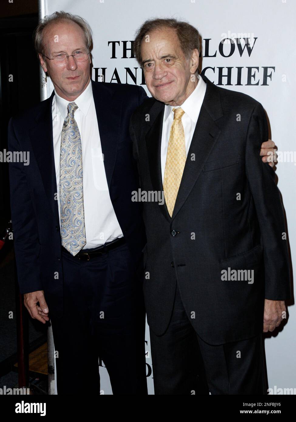 Actor William Hurt, left, and producer Arthur Cohn pose together at the ...