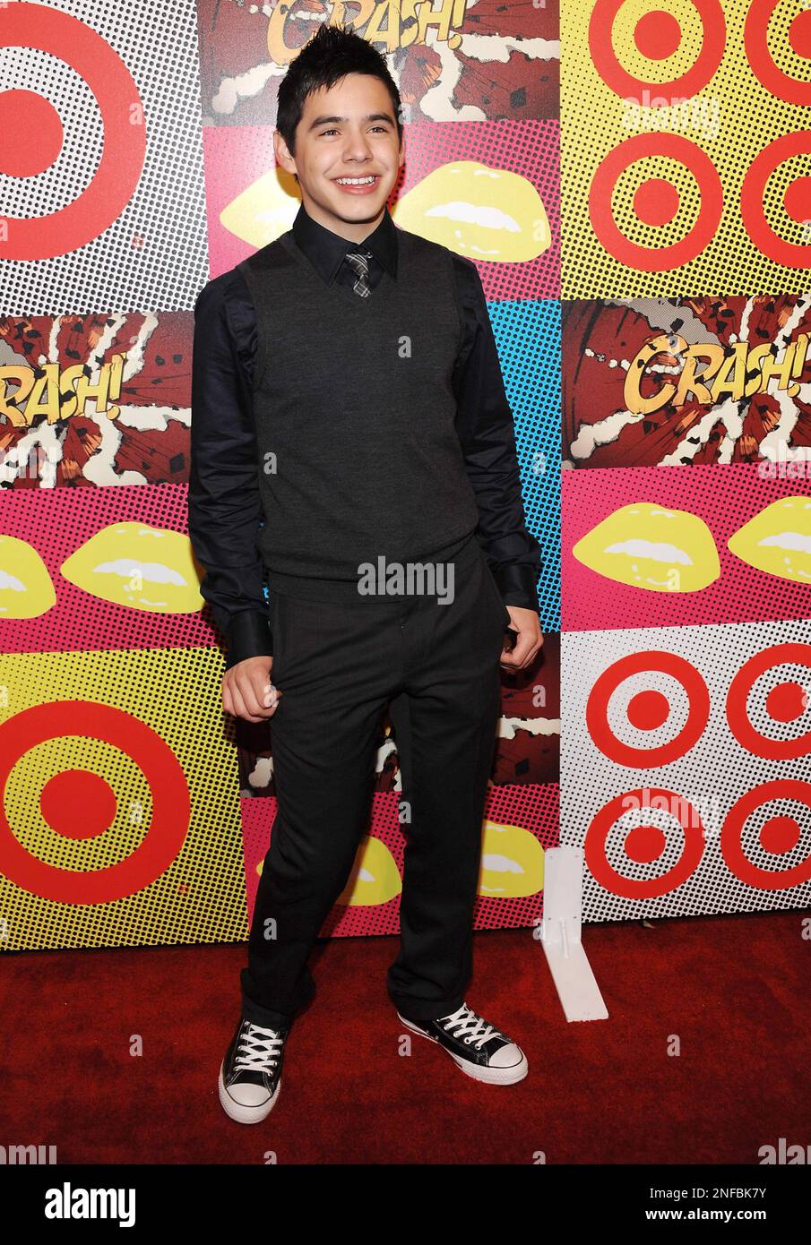 Singer David Archuleta attends the Target Terrace at LA LIVE opening ...