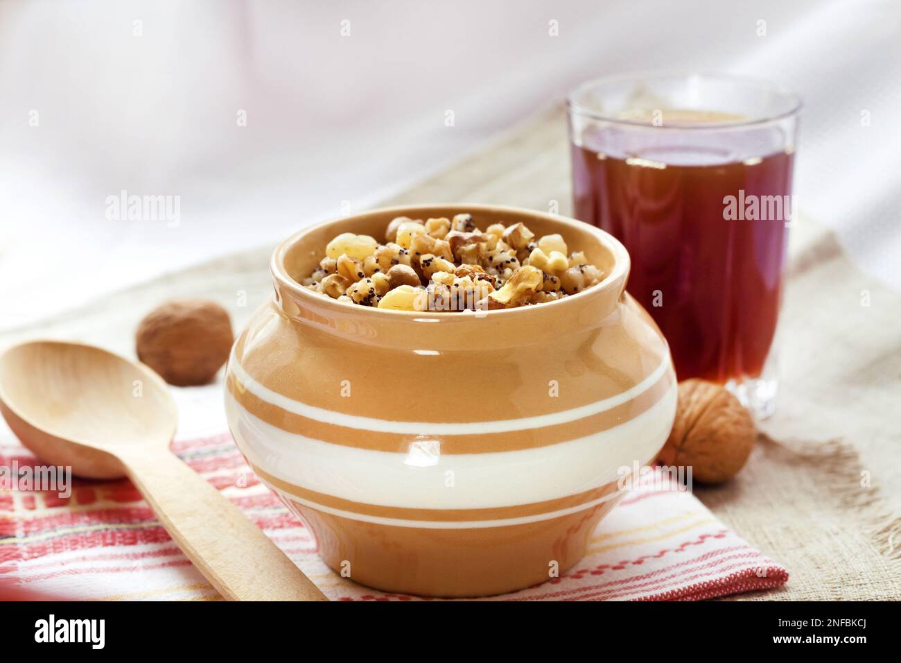 Kutia - sweet grain pudding, the traditional first dish of Christmas ...