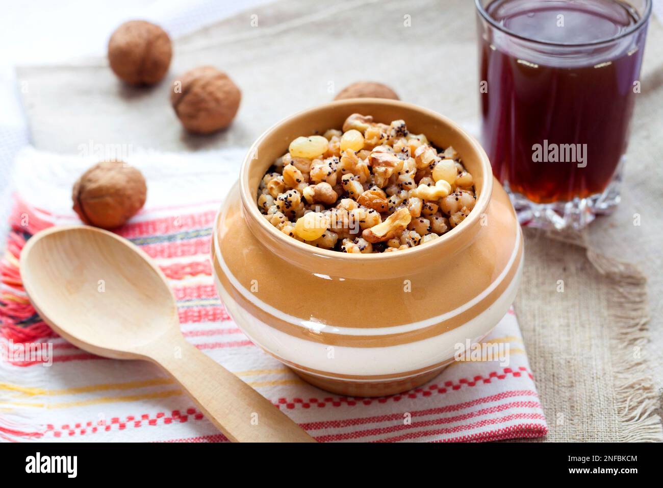 Kutia - sweet grain pudding, the traditional first dish of Christmas ...