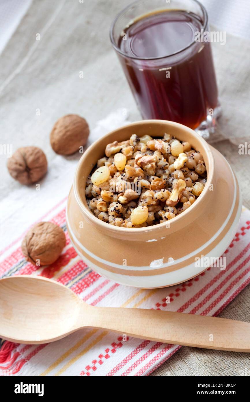 Kutia - sweet grain pudding, the traditional first dish of Christmas ...