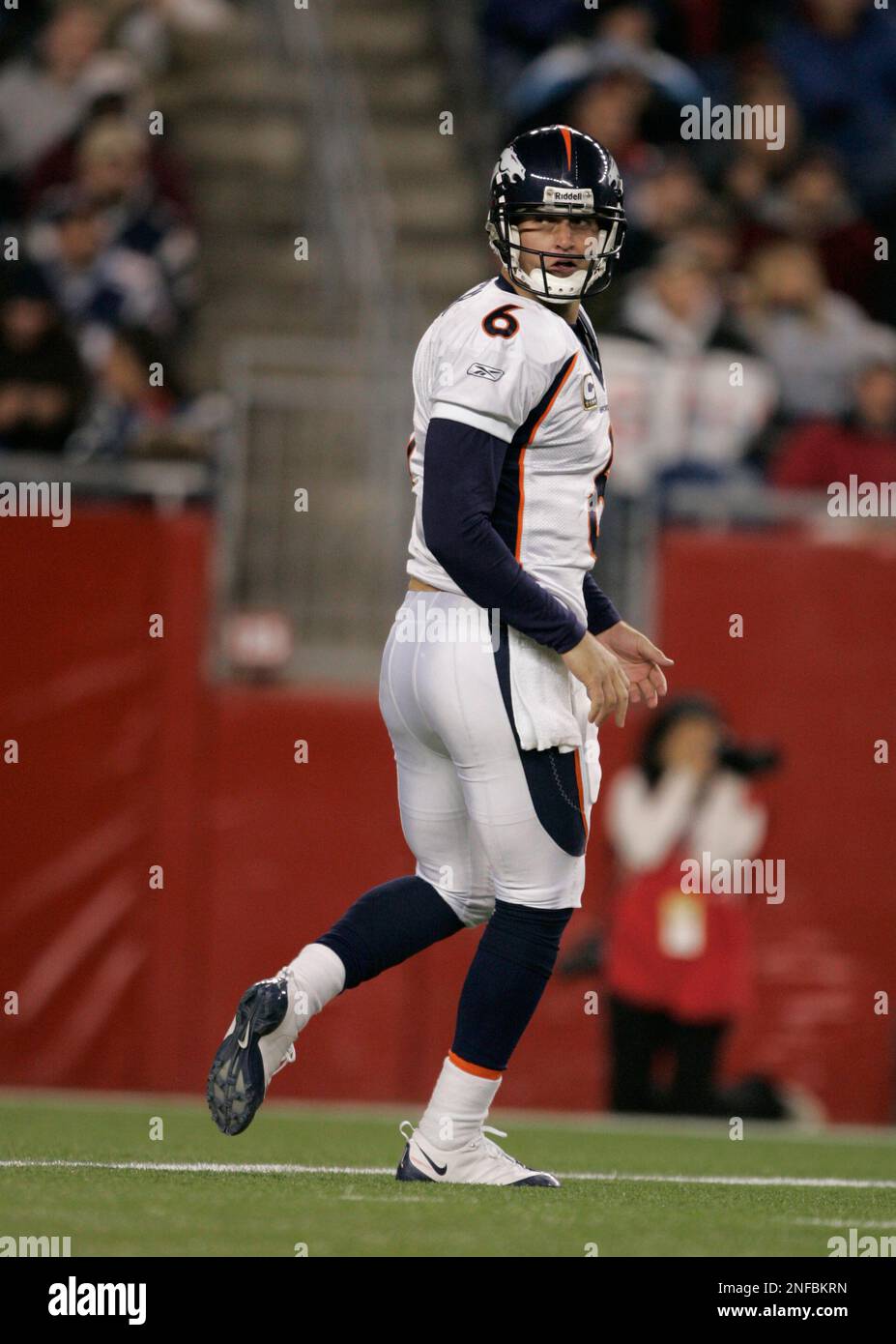 Denver Broncos quarterback Jay Cutler in the fourth quarter of an NFL ...