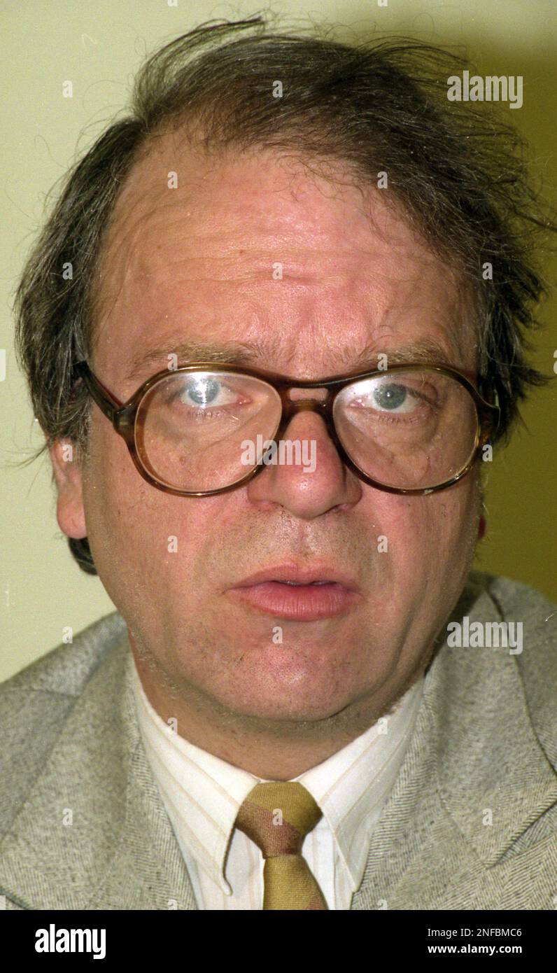 Portrait of Richard Schroeder, vice party leader of the East German ...