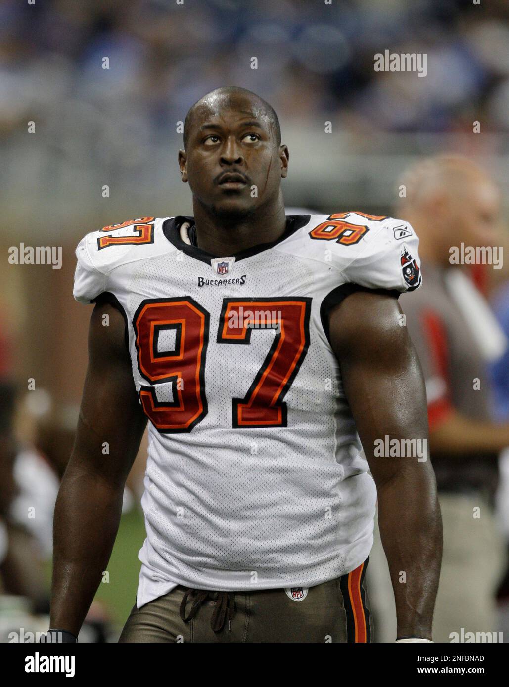 Tampa Bay Buccaneers defensive lineman Jimmy Wilkerson is shown against ...
