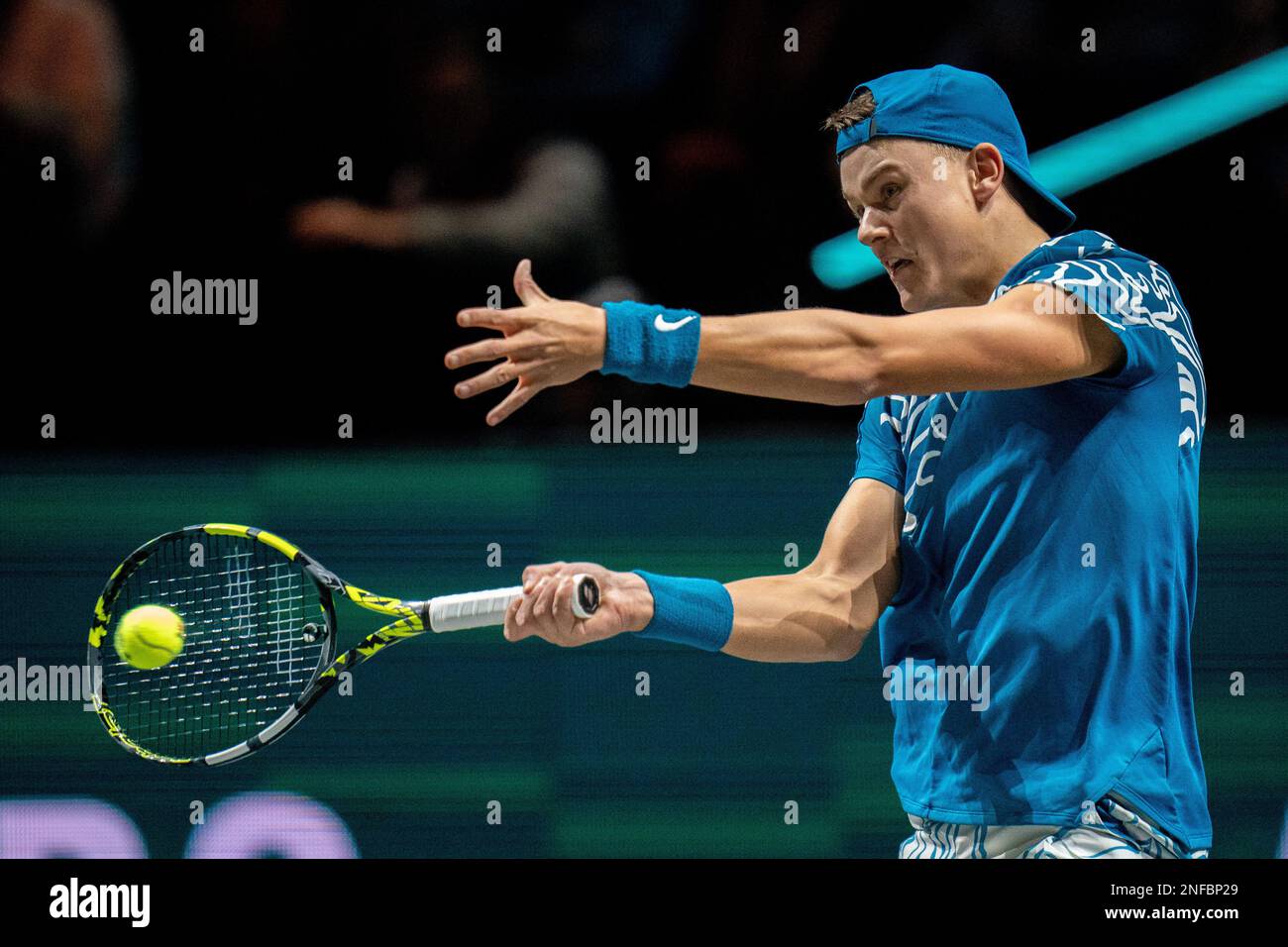 ROTTERDAM, THE NETHERLANDS - FEBRUARY 16 : Holger Hune of Danmark in ...