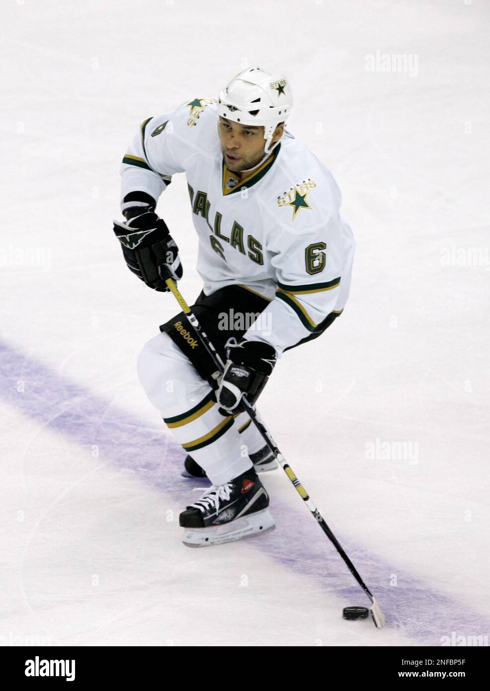 Dallas Stars defenseman Trevor Daley (6) during an NHL hockey game ...
