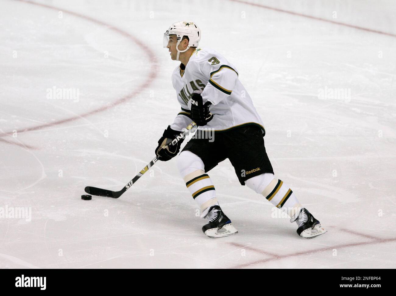 Dallas Stars defenseman Stephane Robidas (3) during an NHL hockey game ...