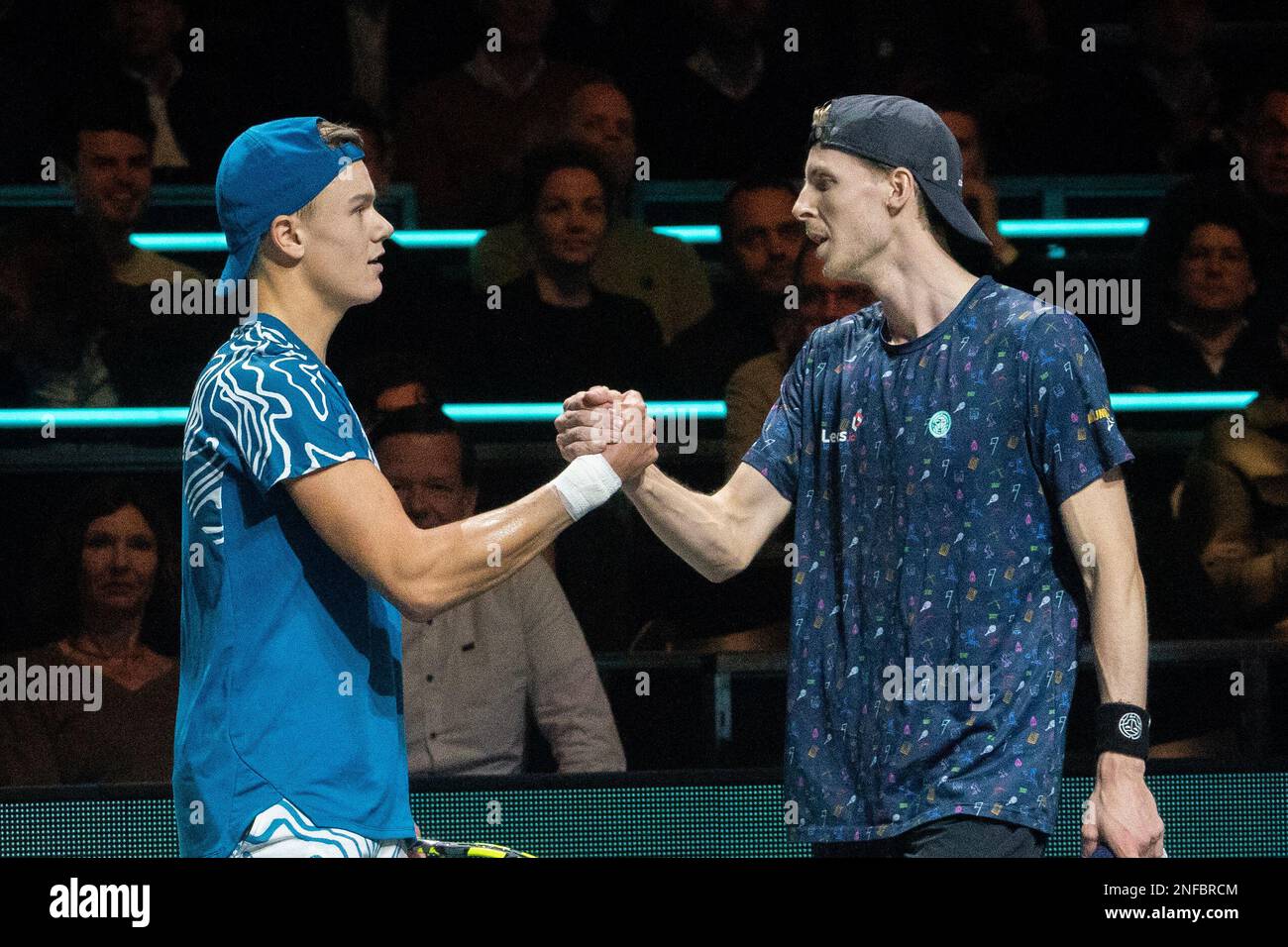ROTTERDAM, THE NETHERLANDS - FEBRUARY 16 : Holger Hune of Danmark ...