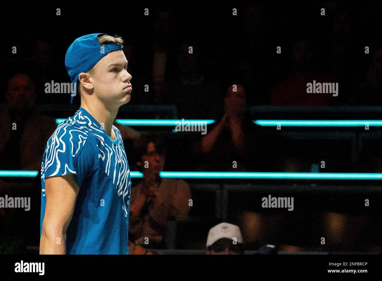 ROTTERDAM, THE NETHERLANDS - FEBRUARY 16 : Holger Hune of Danmark in ...