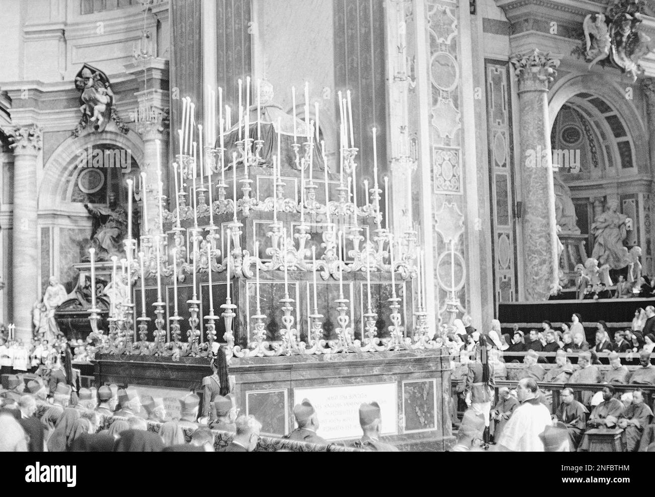 This was the scene in St. Peter's Basilica during the requiem Mass for ...