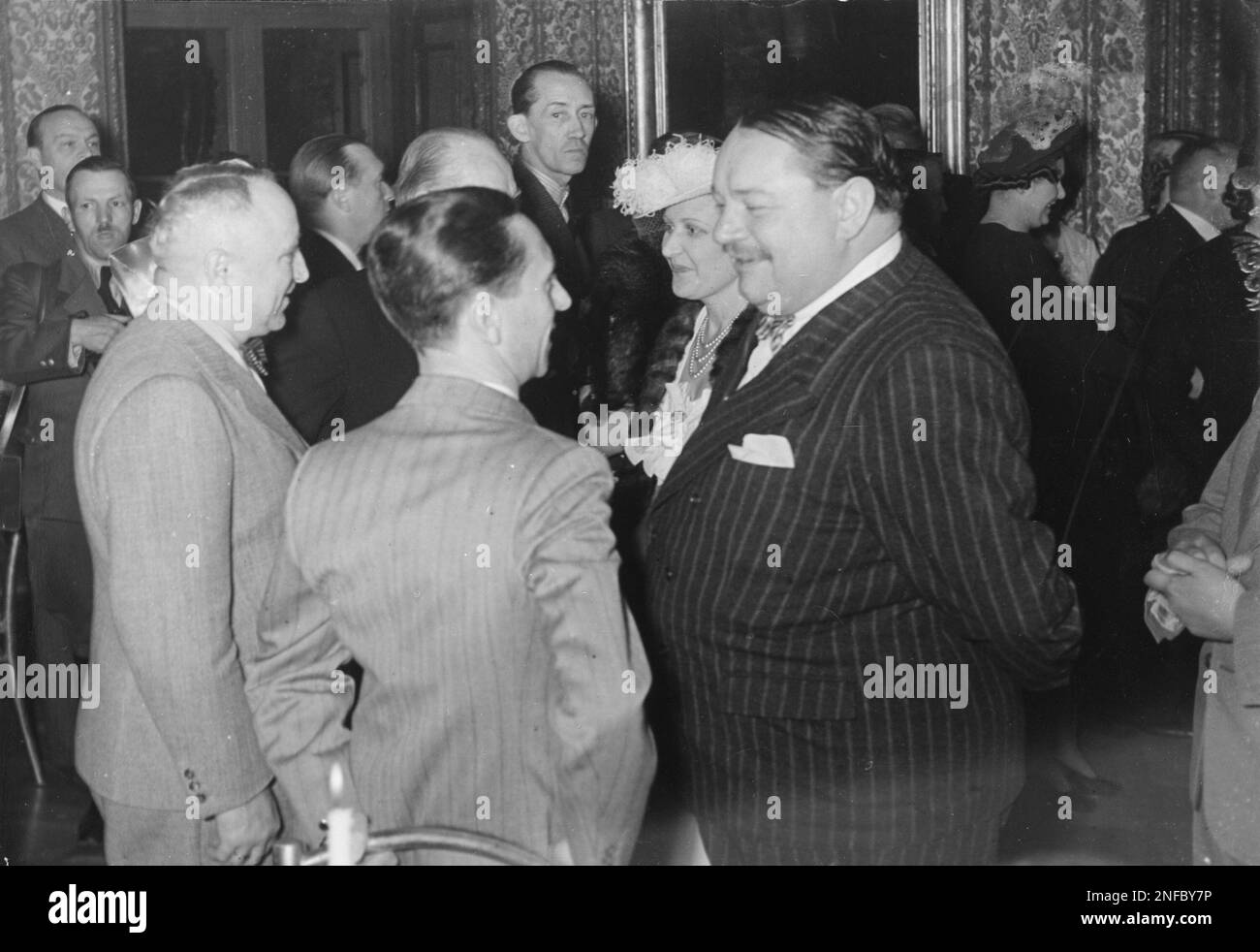 German movie star Heinrich George, right, is pictured standing next to ...