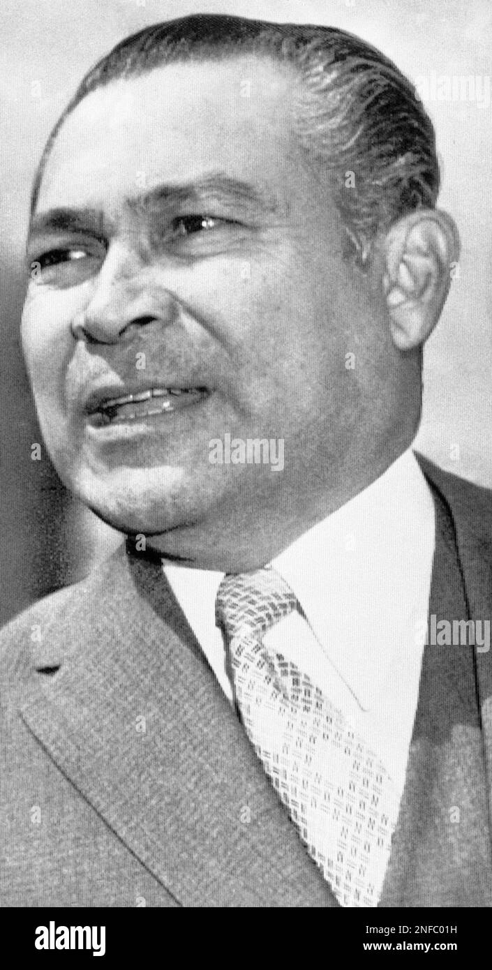 Cuban President Fulgencio Batista is shown, 1956. (AP Photo Stock Photo ...