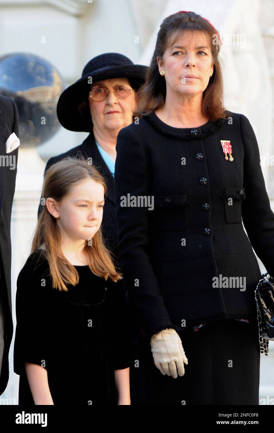 Princess Alexandra of Hanover, left, and Princess Caroline of Hanover ...