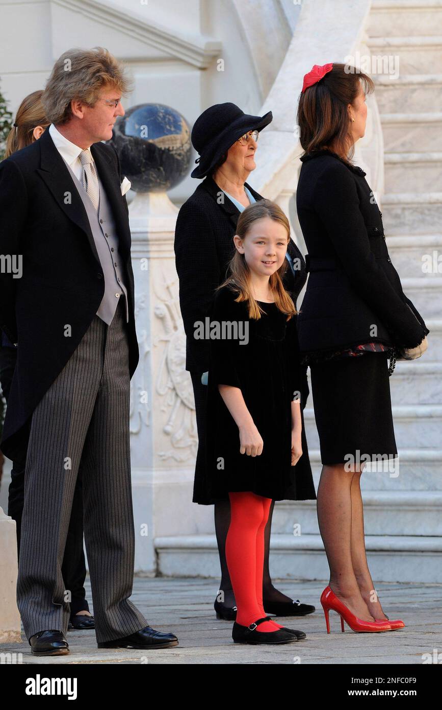 From Left Prince Ernst August Of Hanover Princess Alexandra Of Hanover And Princess Caroline