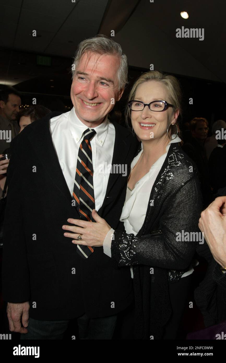 Writer/Director John Patrick Shanley and Meryl Streep at Miramax' Los ...