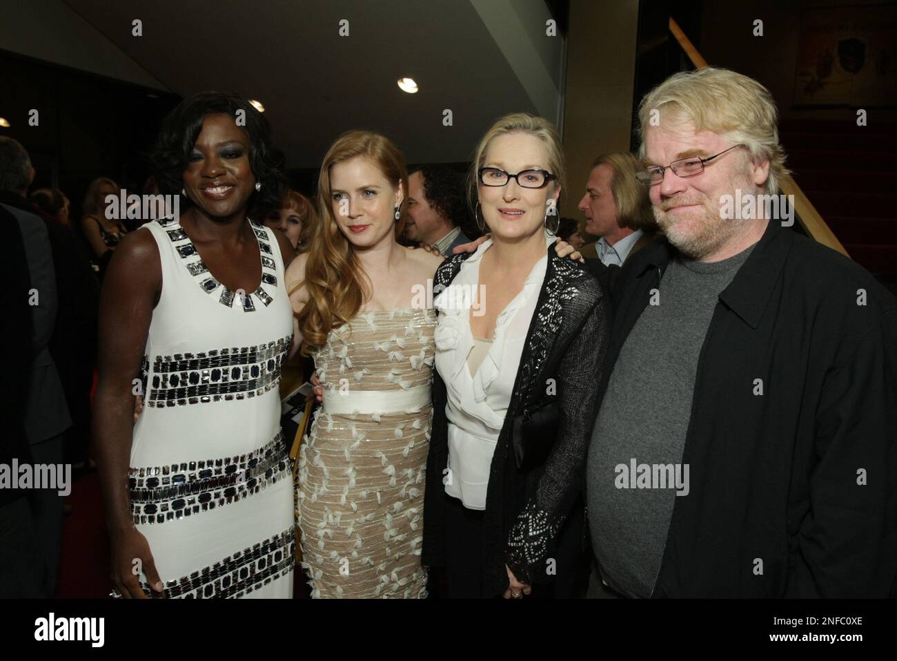 Viola Davis, Amy Adams, Meryl Streep and Philip Seymour Hoffman at ...