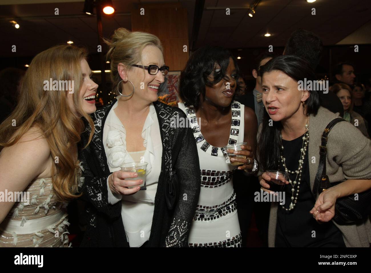 Amy Adams, Meryl Streep, Viola Davis and Tracey Ullman at Miramax' Los ...