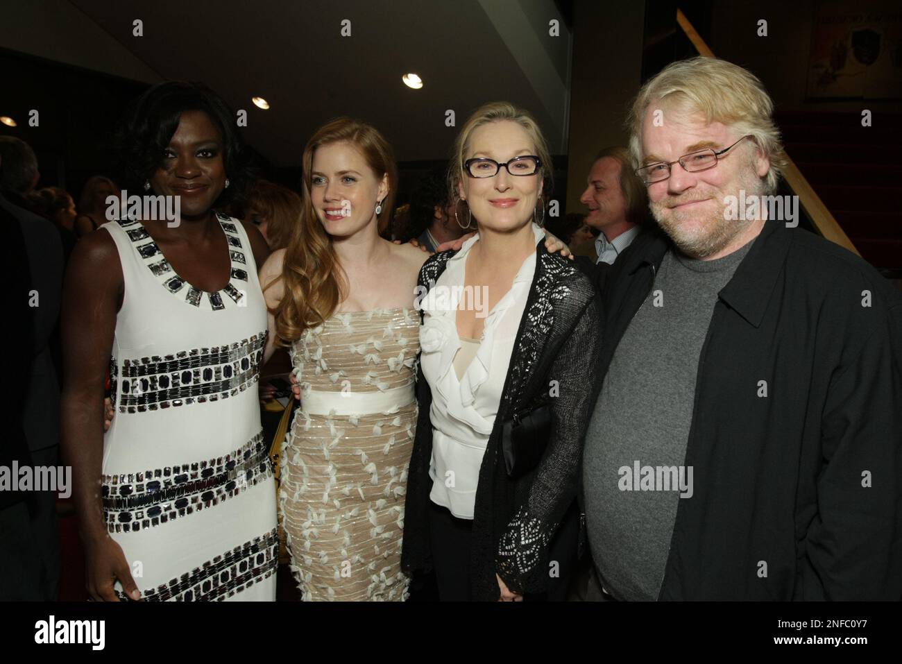 Viola Davis, Amy Adams, Meryl Streep and Philip Seymour Hoffman at ...