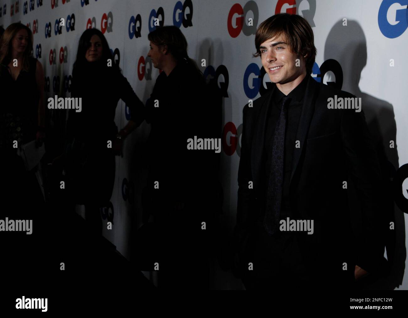 Zac Efron arrives at the GQ magazine 2008 "Men of the Year" party in ...