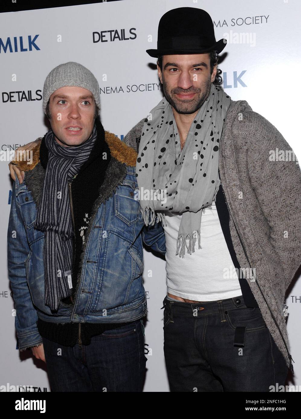 Singer Rufus Wainwright, left, and guest attend a special screening of ...
