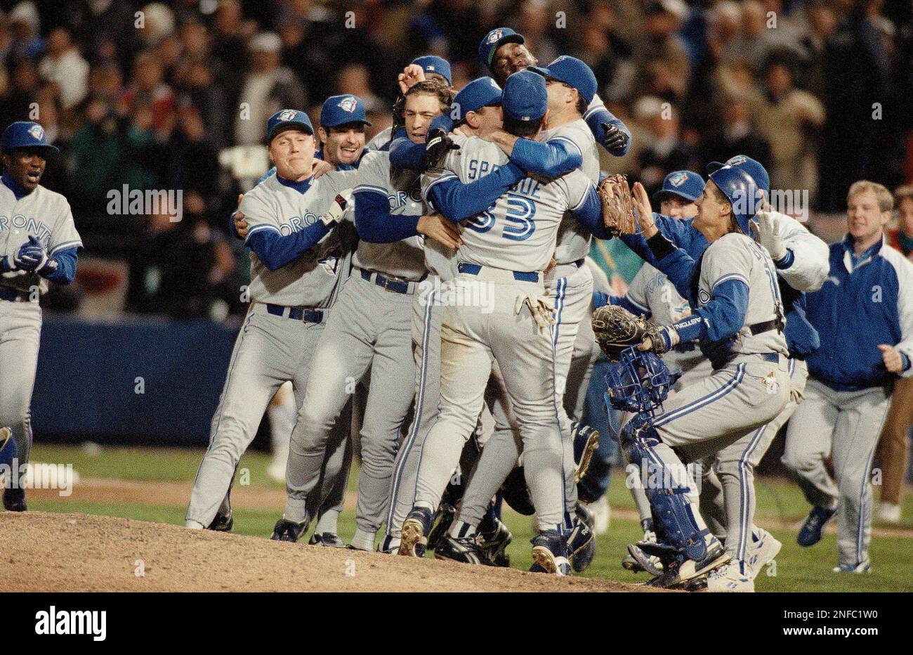 The Toronto Blue Jays celebrate their 6-3 win over the Chicago White ...