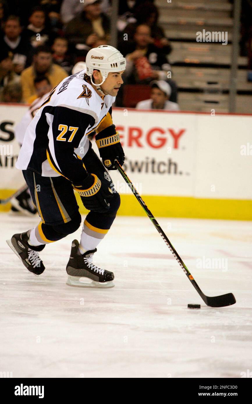 Buffalo Sabres' Teppo Numminen (27) during a NHL hockey game in ...
