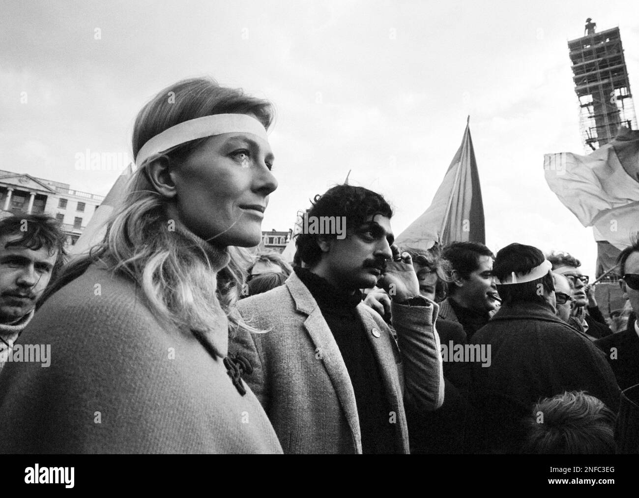 British actress Vanessa Redgrave and British author Tariq Ali arrive in ...