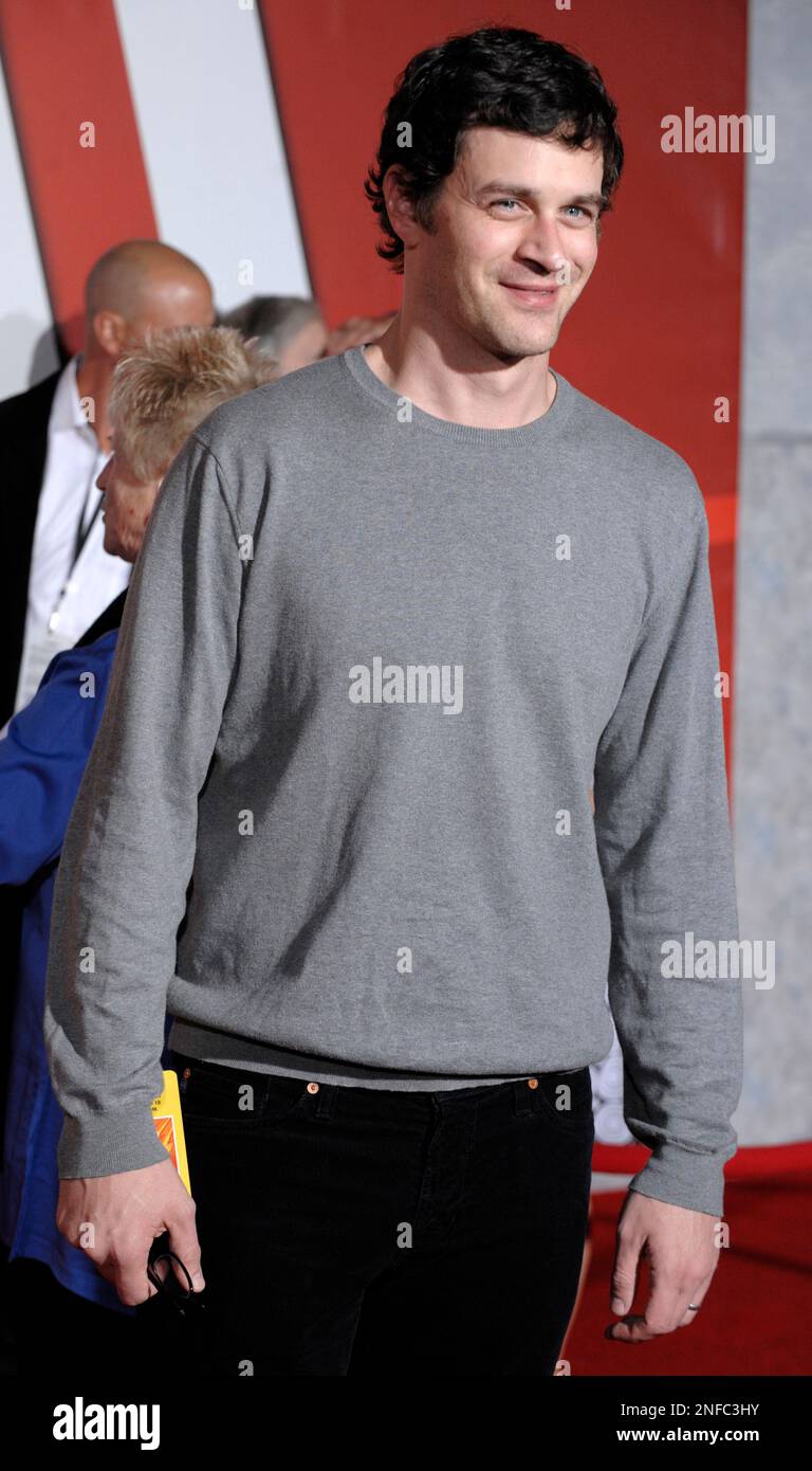 Tom Everett Scott poses at the premiere of the film "Bolt" in Los ...