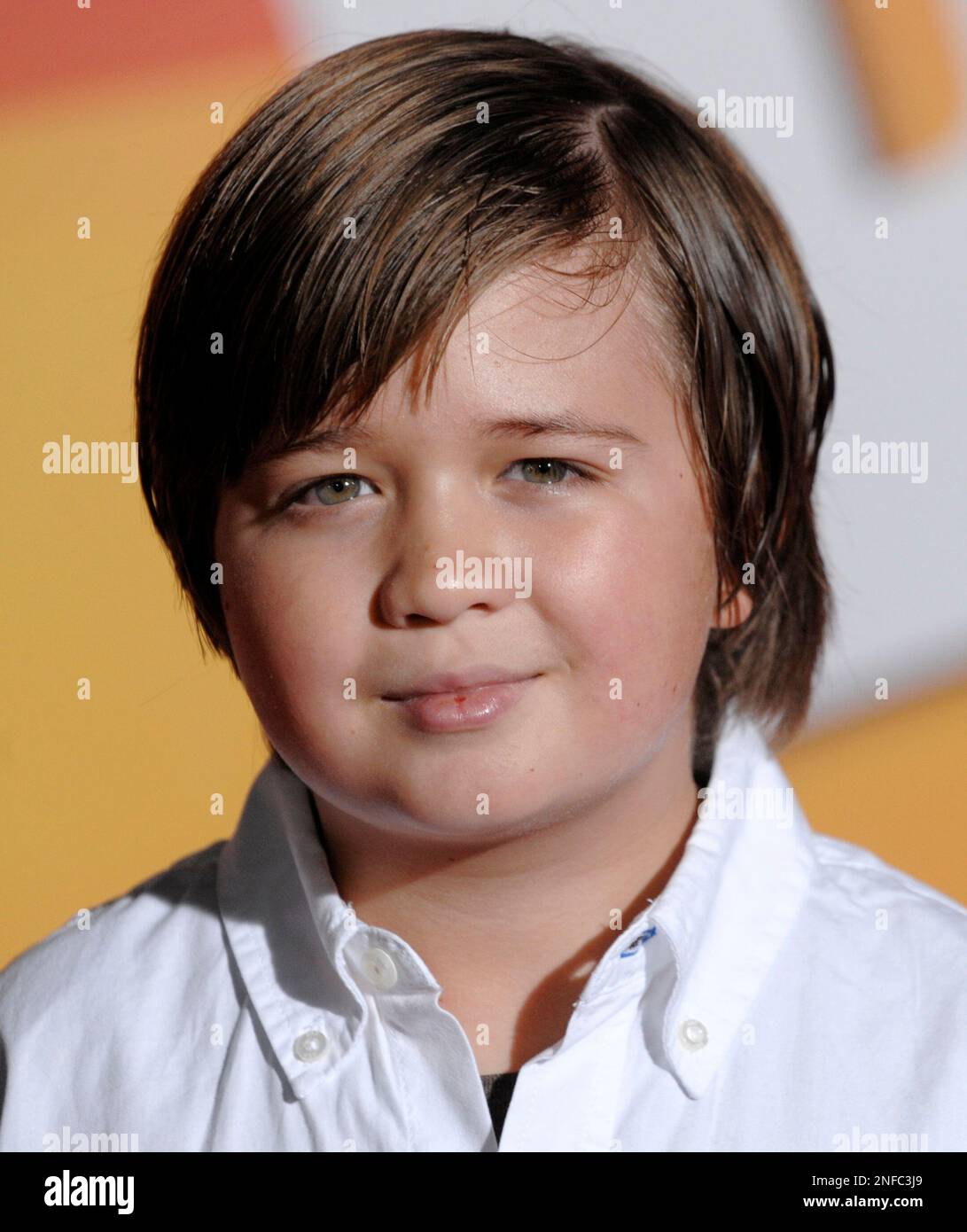 Conner Rayburn poses at the premiere of the animated film "Bolt" in Los ...