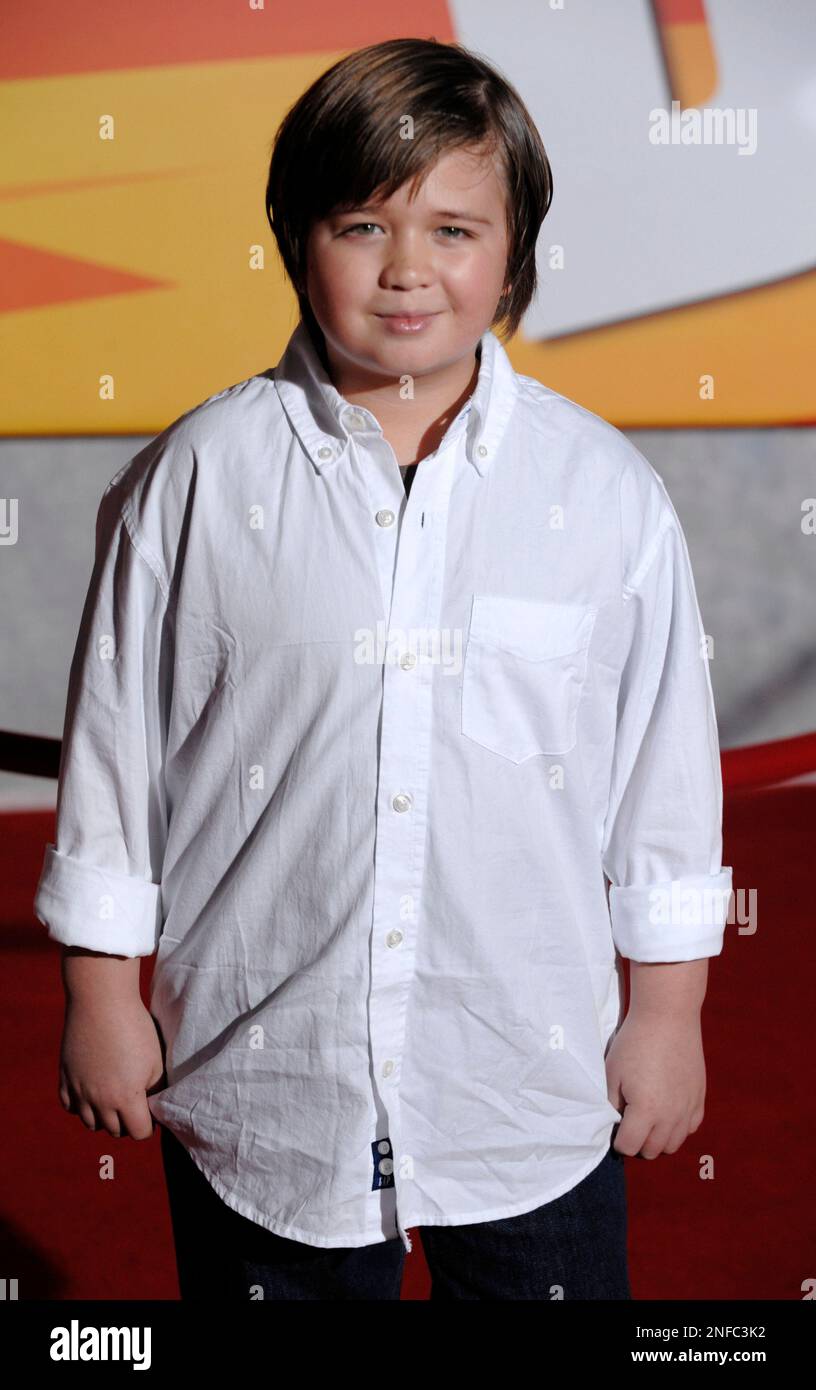 Conner Rayburn poses at the premiere of the animated film "Bolt" in Los ...