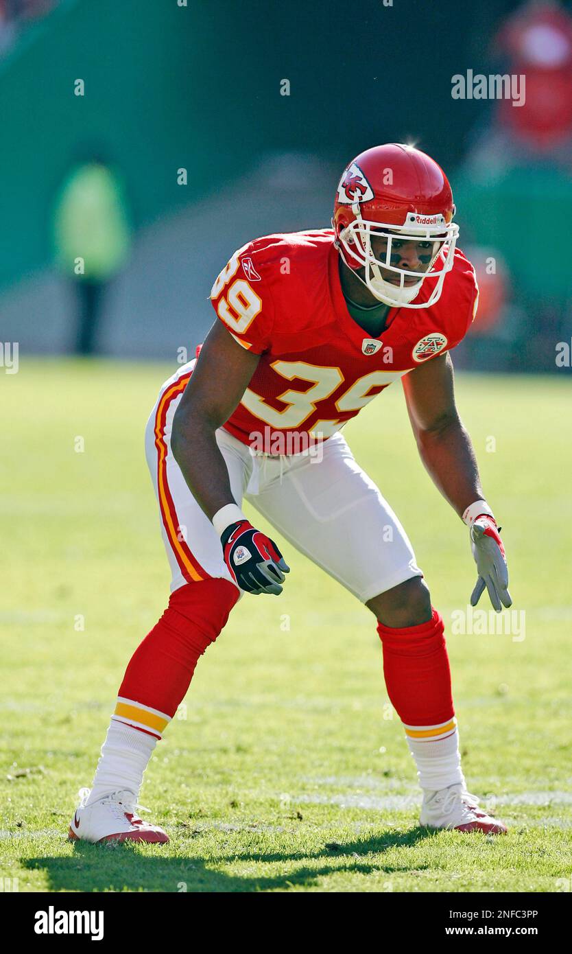 Kansas City Chiefs cornerback Brandon Carr (39) during an NFL football ...