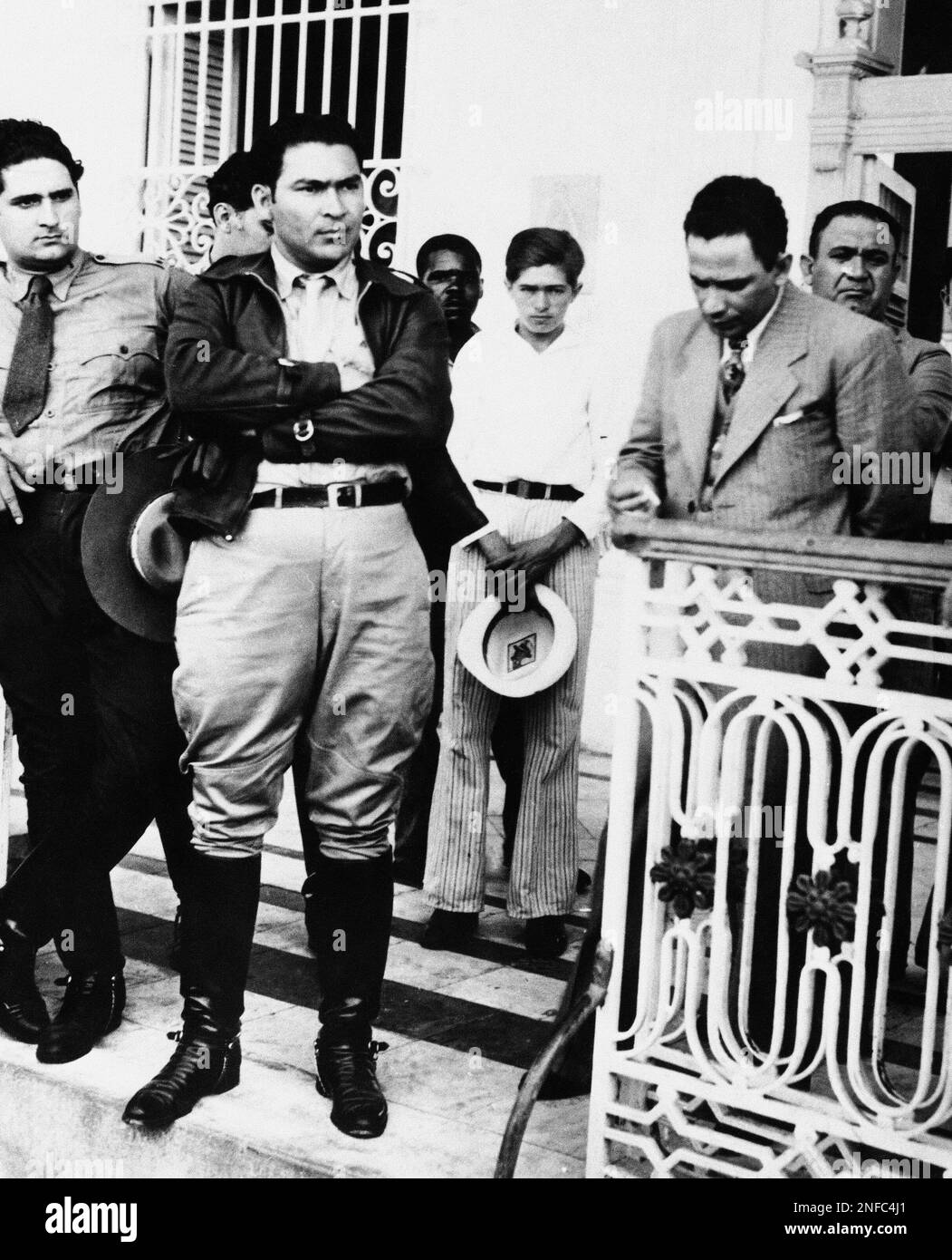 Col. Fulgencio Batista, strongman of Cuba and leader of the Army stands ...