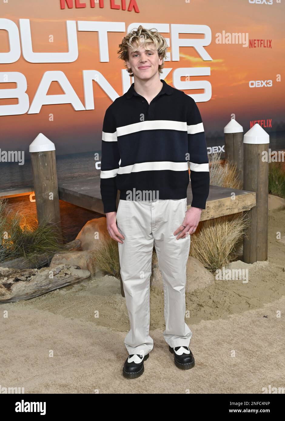 Los Angeles, USA. 16th Feb, 2023. Jack Wright at the season 3 premiere ...