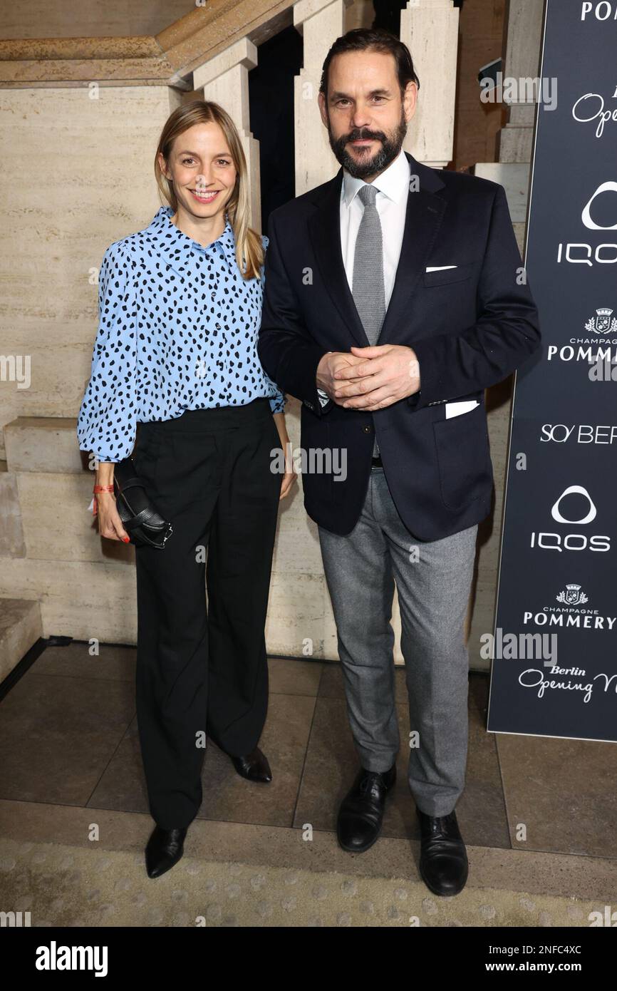 Berlin, Germany. 17th Feb, 2023. Annika Blendl and Alexander Beyer are ...