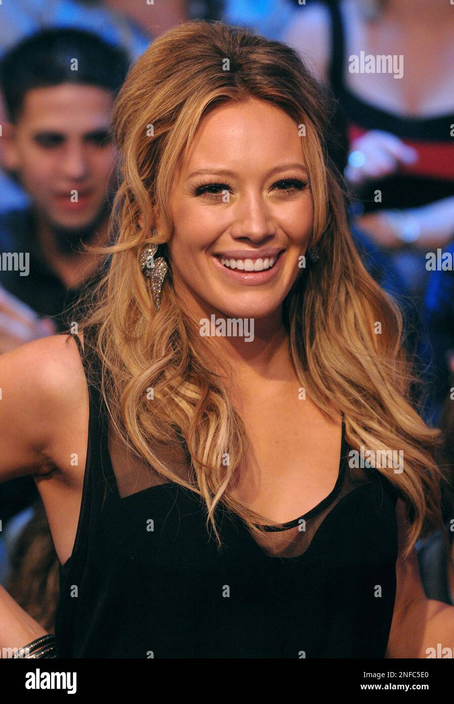 Singer Hilary Duff makes an appearance on MTV's TRL "Total Finale Live ...