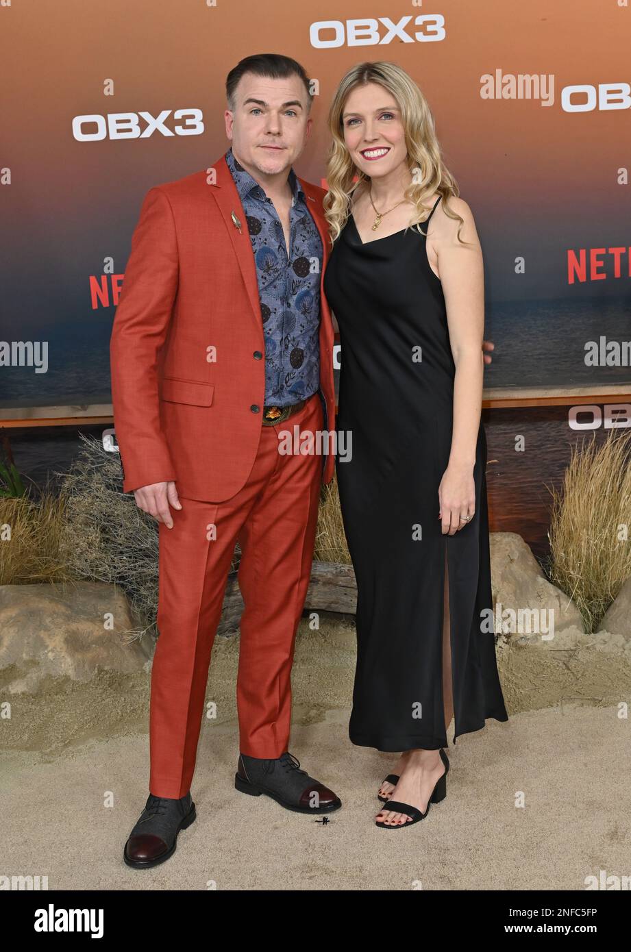 Los Angeles, USA. 16th Feb, 2023. Cullen Moss & Madison Moss at the season 3 premiere for "Outer ...