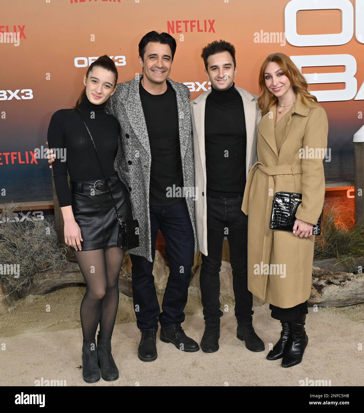 Los Angeles, USA. 16th Feb, 2023. Juliana Marini, Gilles Marini ...