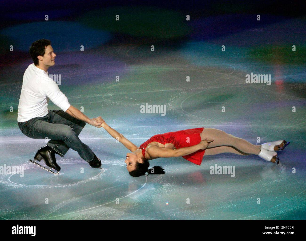 Meagan Duhamel and Craig Buntin of Canada perform in the exhibition ...