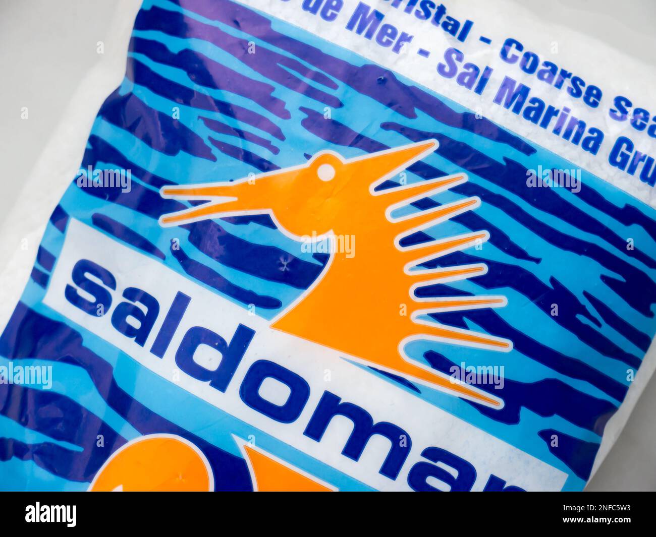 Saldomar Coarse Sea Salt Stock Photo - Alamy