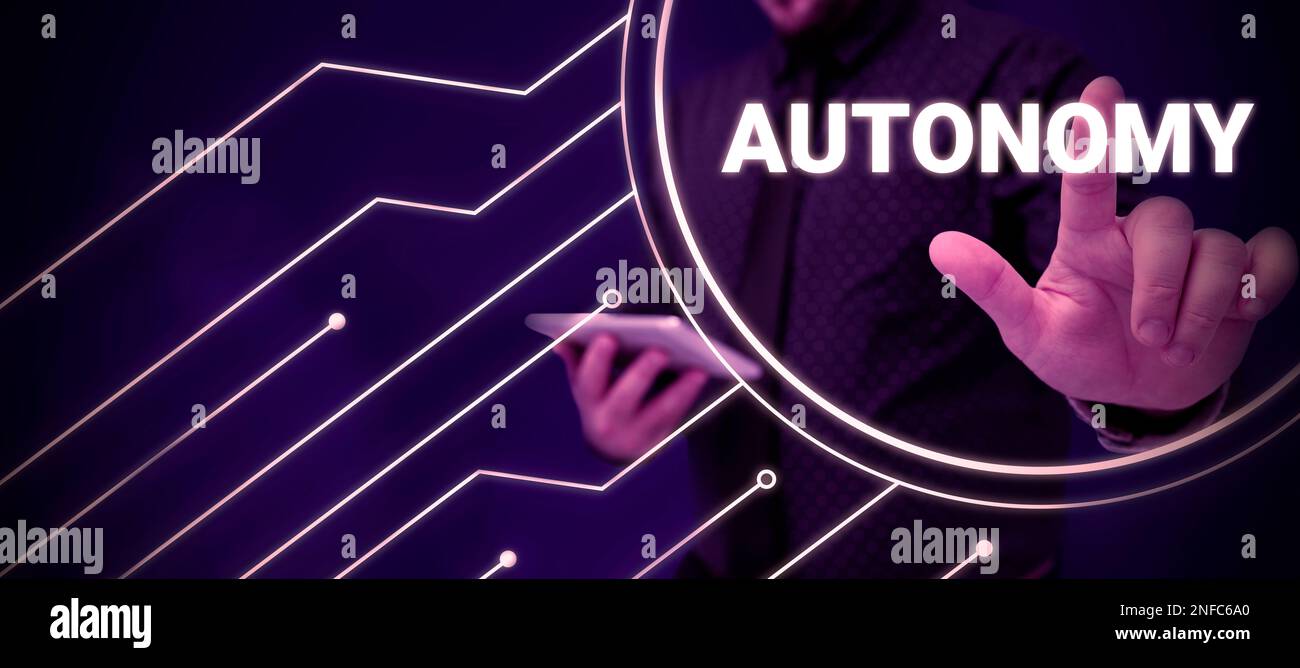 Conceptual caption Autonomy, Business overview vehicle that can guide ...